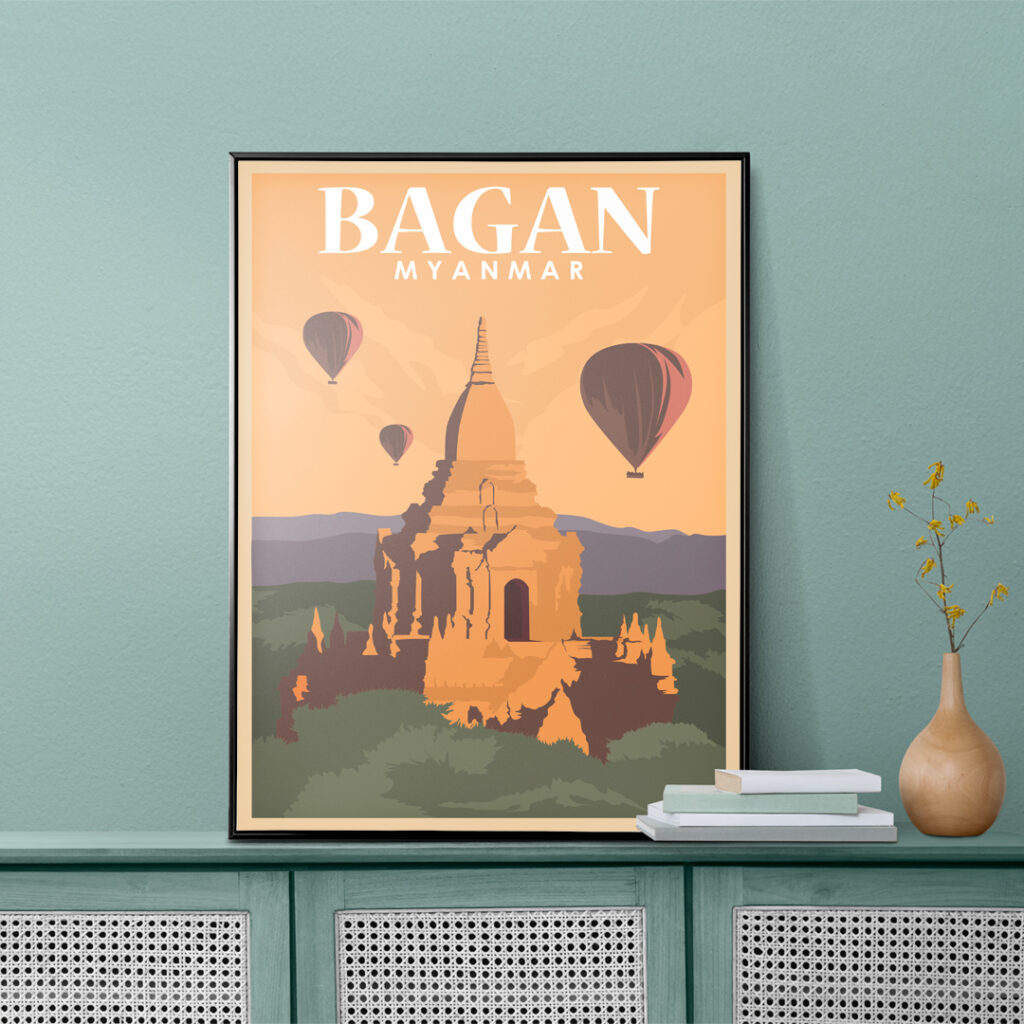 Bagan Myanmar Poster | Poster Nature: Art Prints