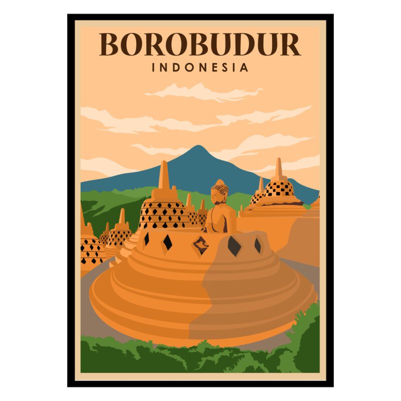 Borobudur Poster | Buy Posters & Art Prints at Posternature.com