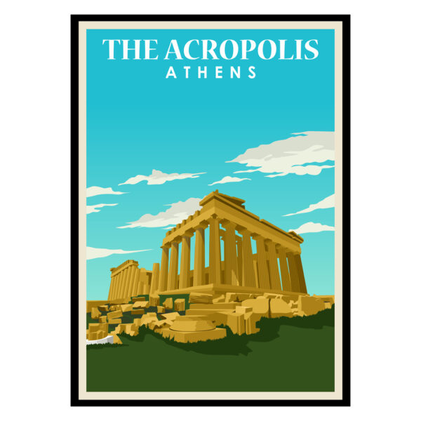 Acropolis of Athens Poster | Buy Posters & Art Prints at Posternature.com