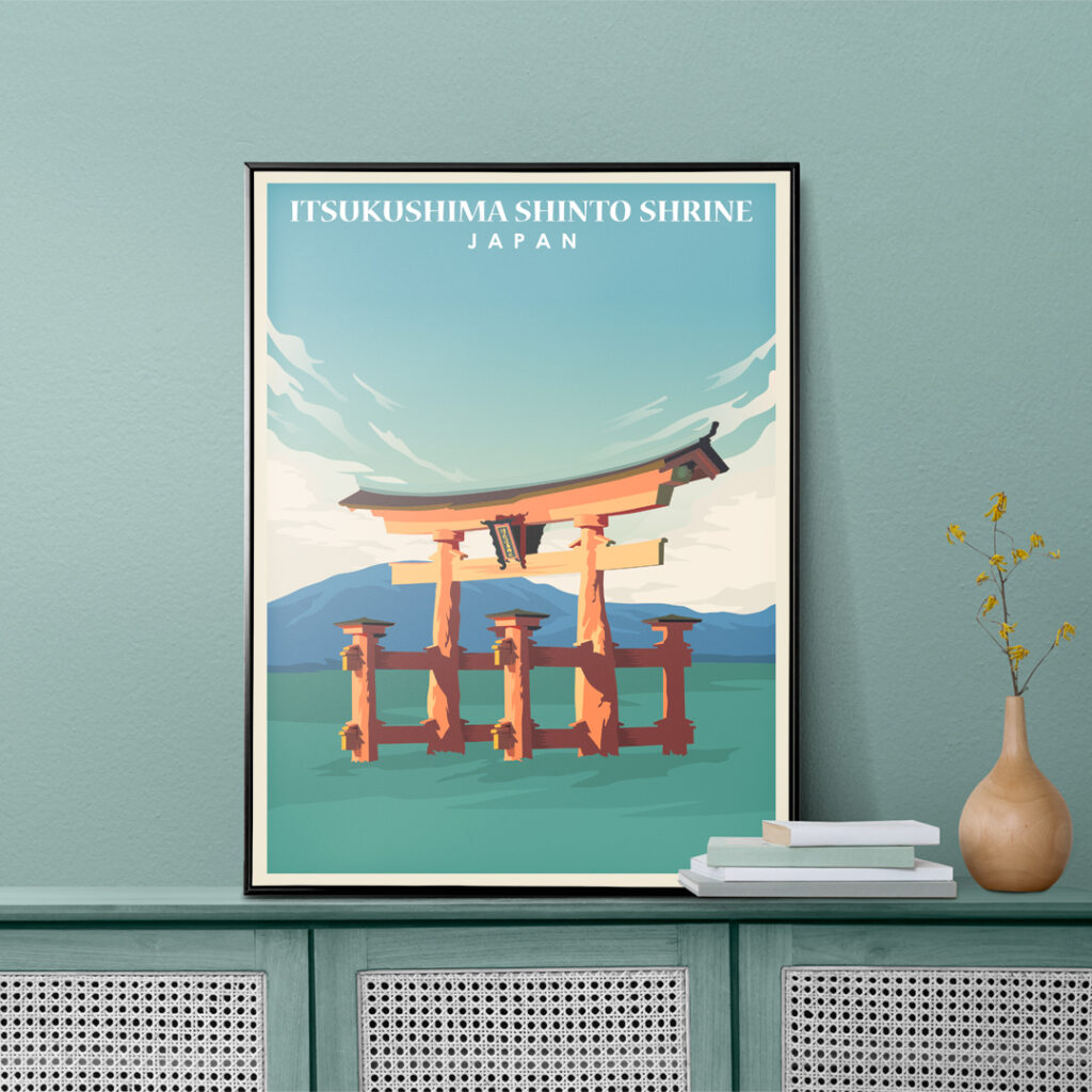 Itsukushima Shrine Japan Poster | Poster Nature: Art Prints