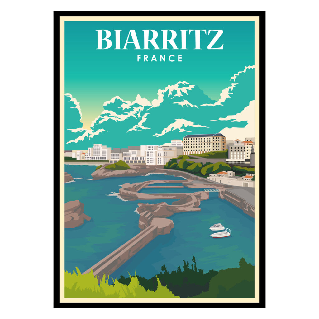 Biarritz France Poster | Buy Posters & Art Prints at Posternature.com