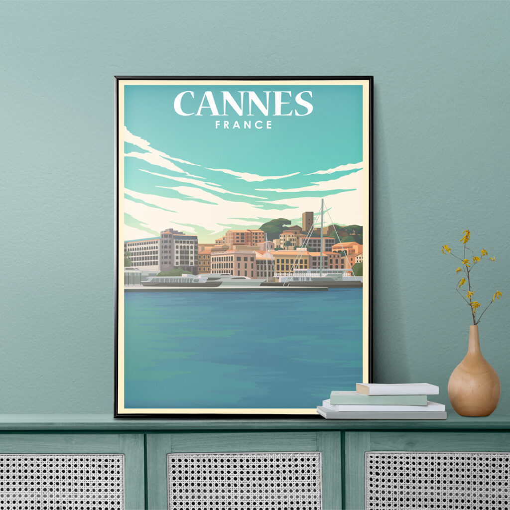 Cannes France Poster | Buy Posters & Art Prints at Posternature.com