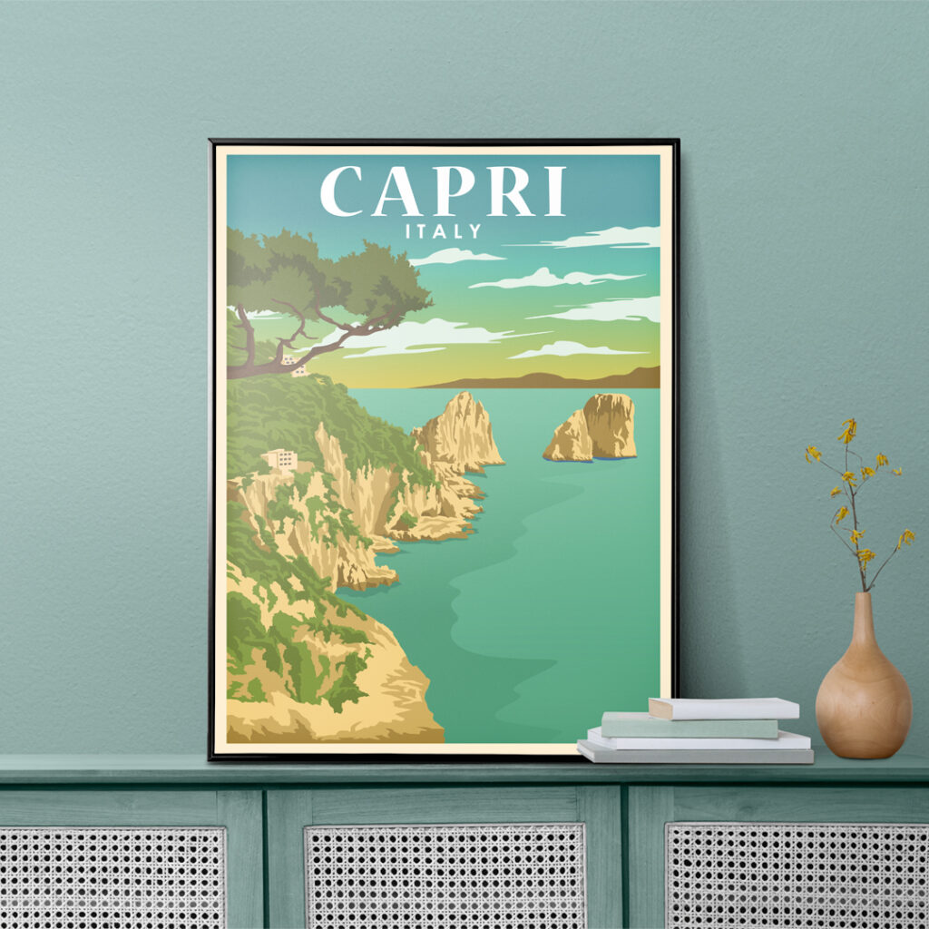 Capri Campania Italy Poster | Buy Posters & Art Prints at Posternature.com