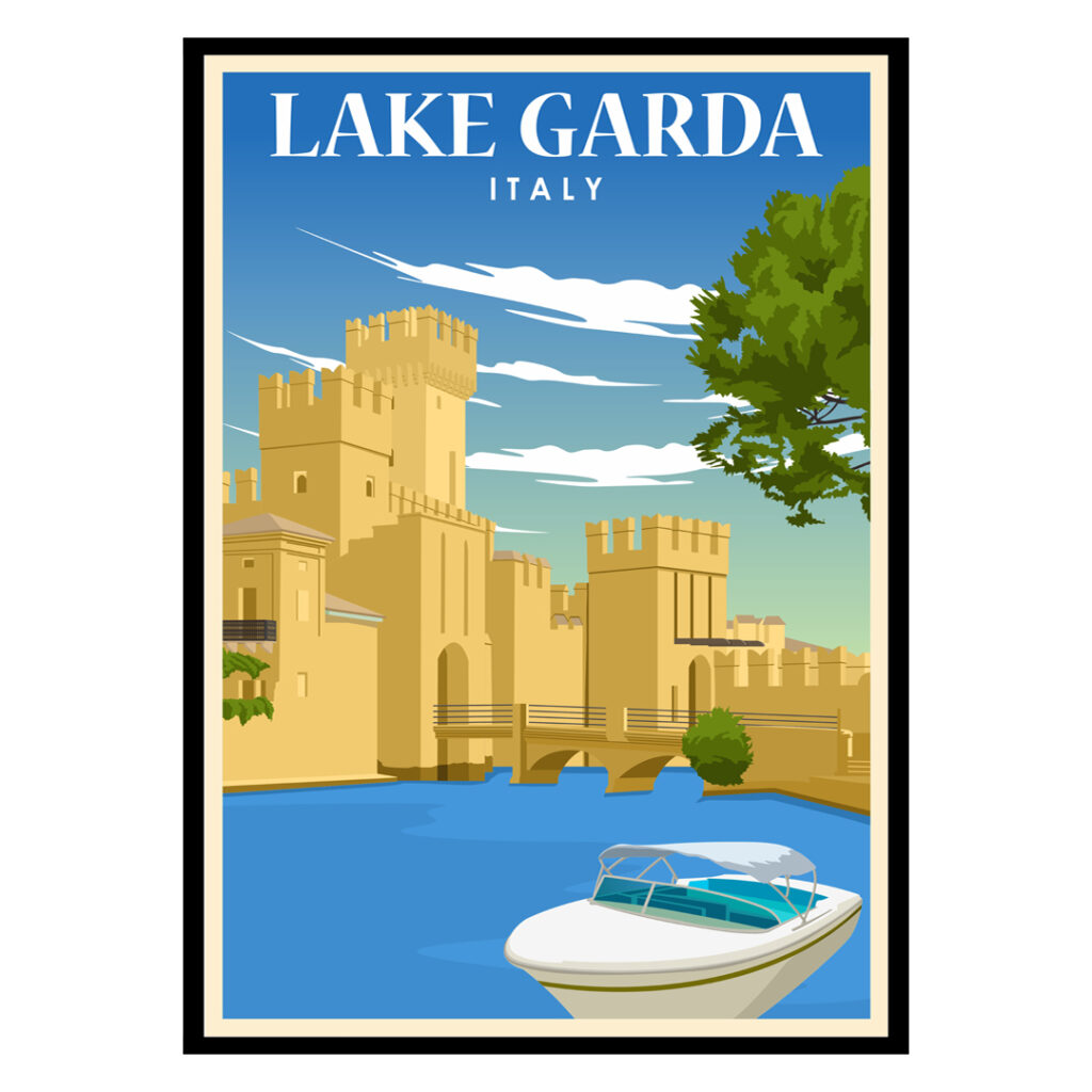Lake Garda Veneto Italy Poster | Buy Posters & Art Prints at ...