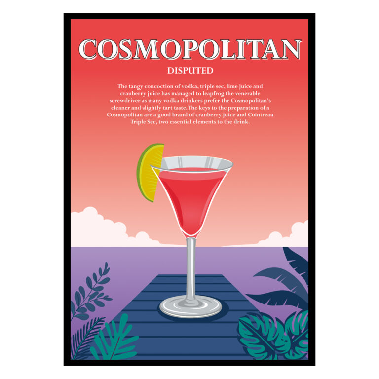 Cosmopolitan Cocktail Poster | Buy Posters & Art Prints at Posternature.com