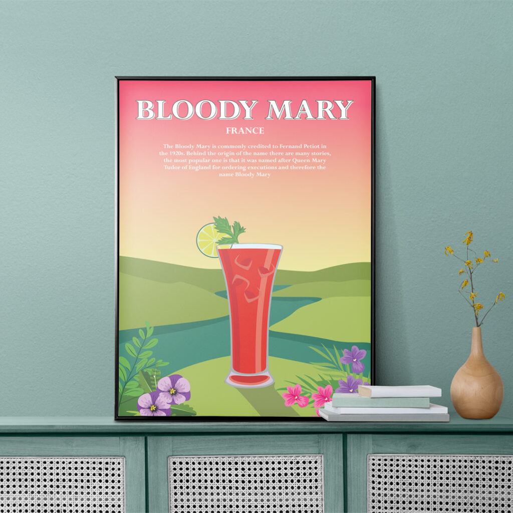 Bloody Mary Cocktail Poster | Poster Nature: Art Prints