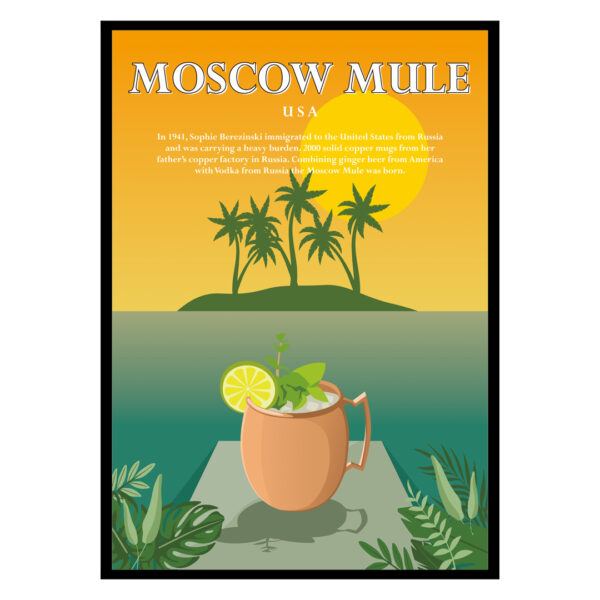 Moscow Mule Cocktail Poster | Poster Nature: Art Prints