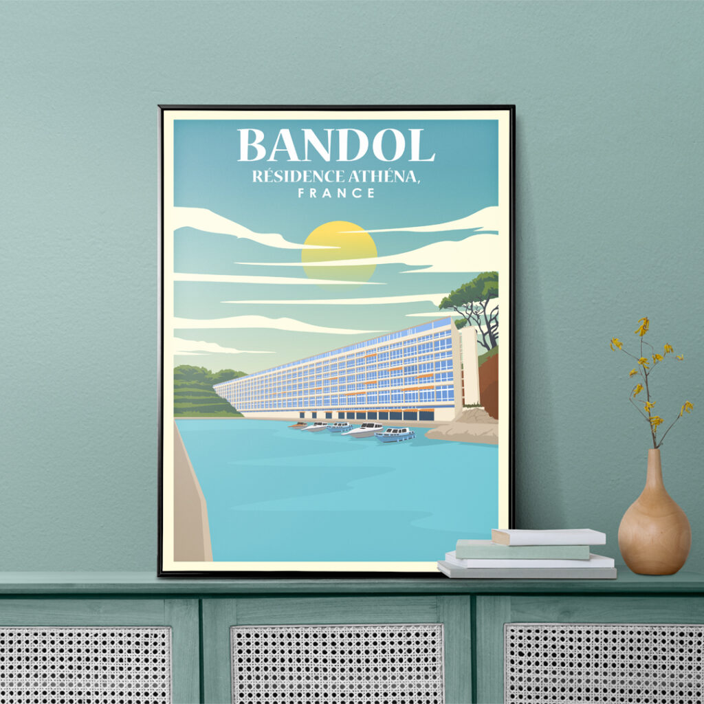 Bandol Résidence Athena Poster | Poster Nature: Art Prints