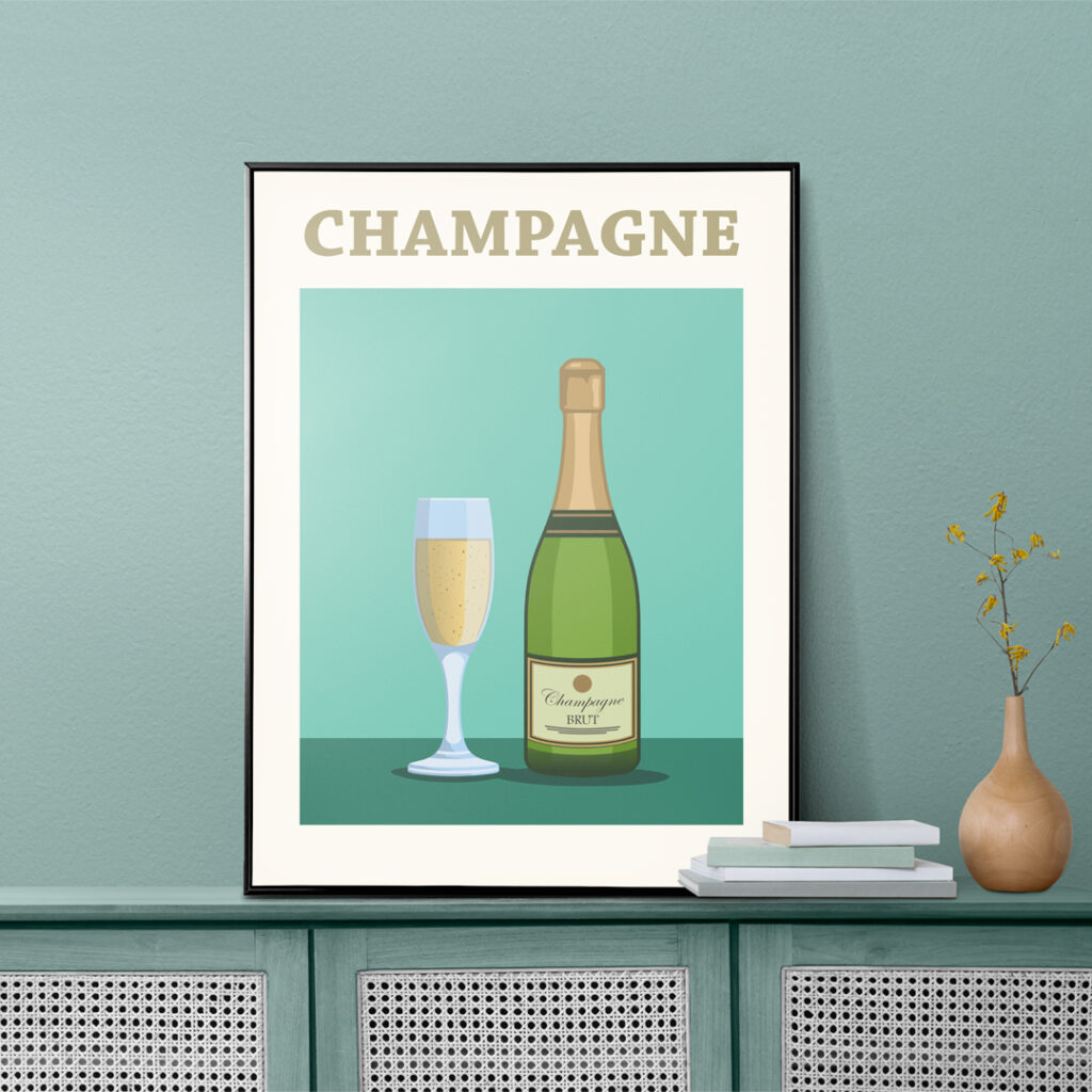 Champagne France Poster | Poster Nature: Art Prints