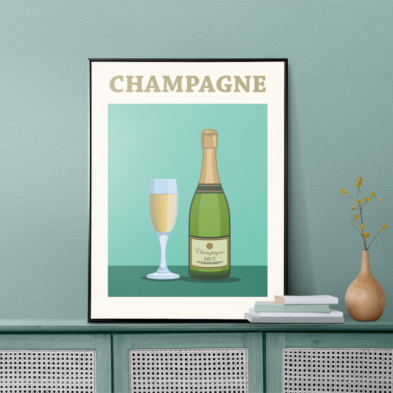 Champagne France Poster | Buy Posters & Art Prints at Posternature.com