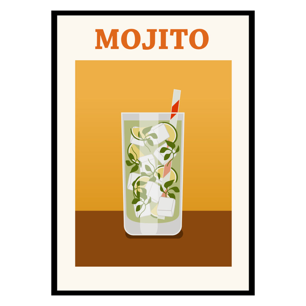 Mojito Cocktail Cuba Poster | Buy Posters & Art Prints at Posternature.com