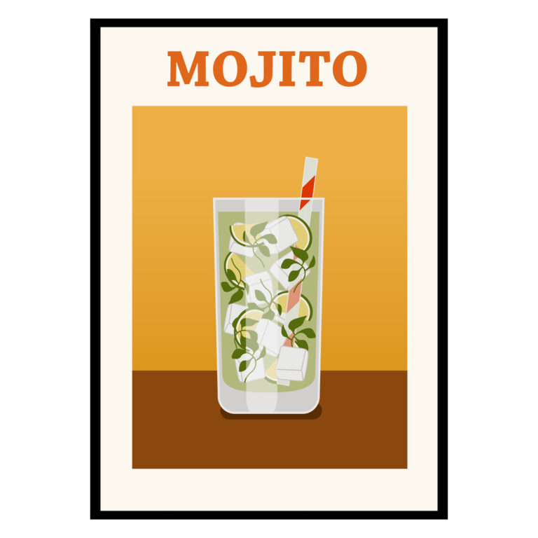 Mojito Cocktail Cuba Poster | Buy Posters & Art Prints at Posternature.com
