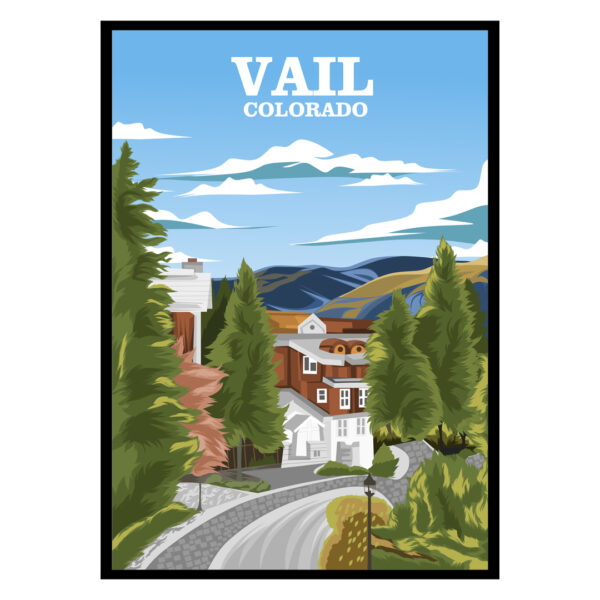 Vail Colorado USA Poster | Buy Posters & Art Prints at Posternature.com