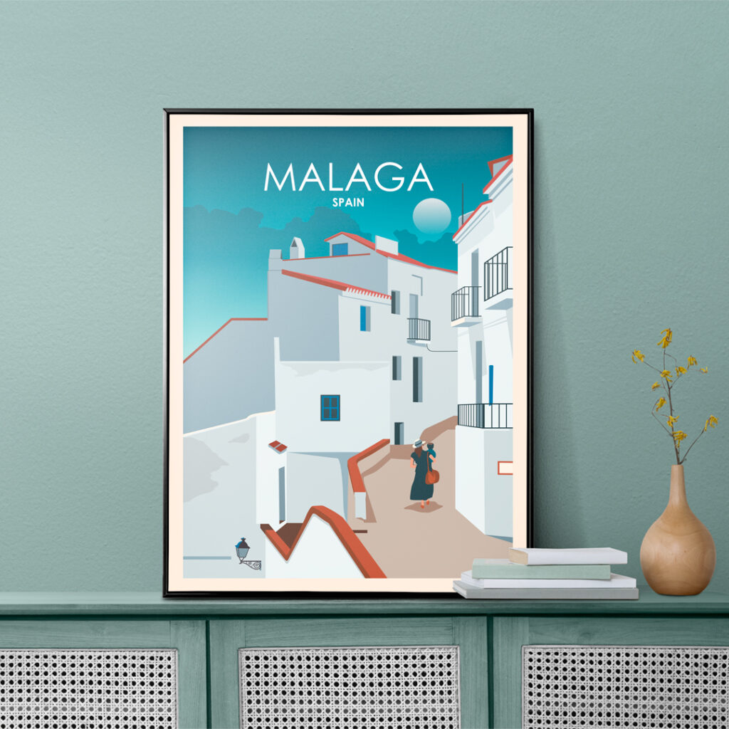 Malaga Spain Poster | Poster Nature: Art Prints