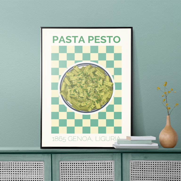 Pasta Pesto Italy Poster | Poster Nature: Art Prints