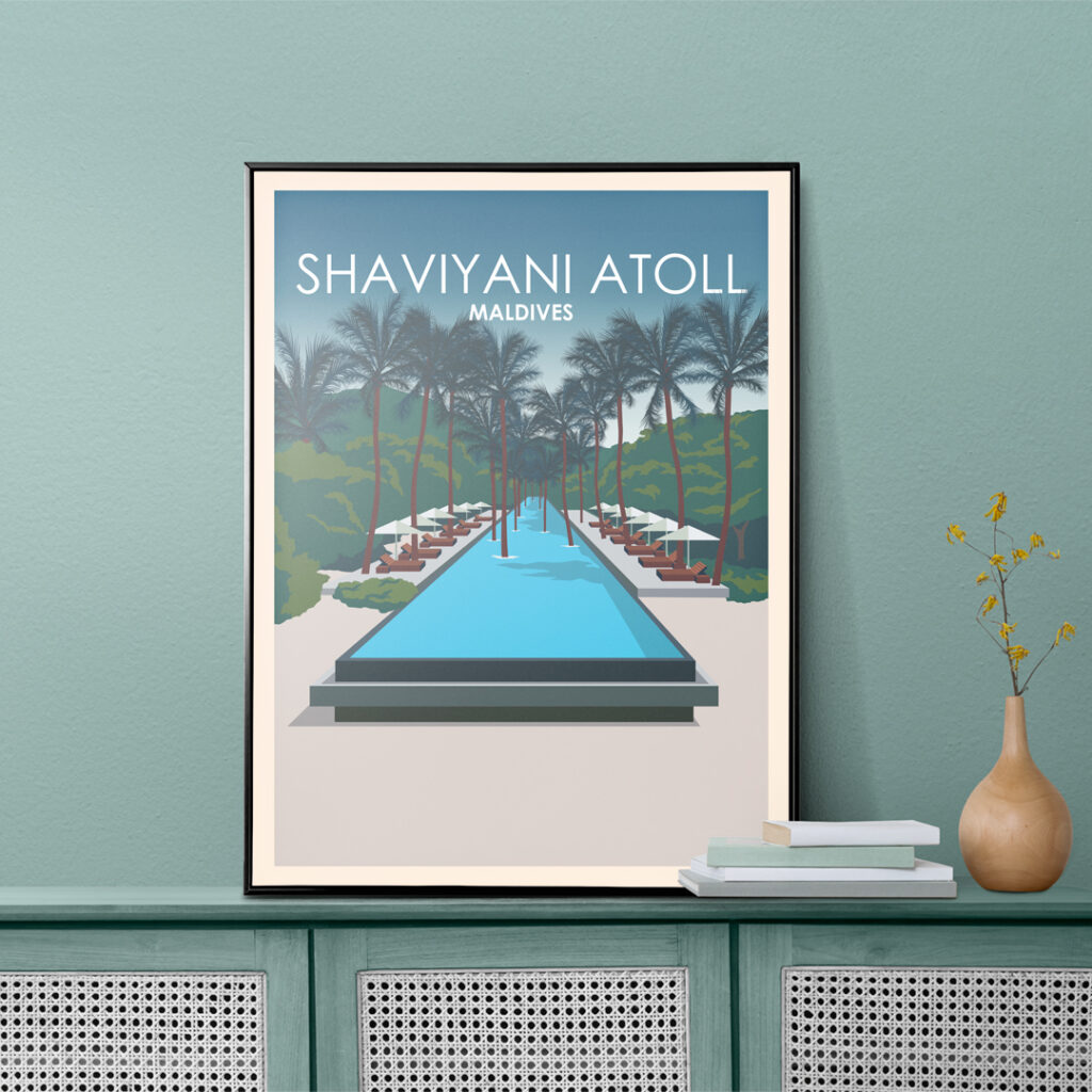 Shaviyani Atoll Maldives Poster | Buy Posters & Art Prints at ...