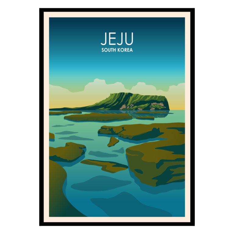 Jeju Island South Korea Poster | Buy Posters & Art Prints at ...