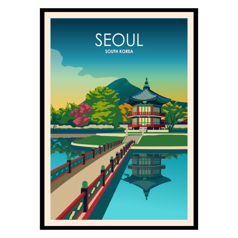 Seoul South Korea Poster | Buy Posters & Art Prints at Posternature.com