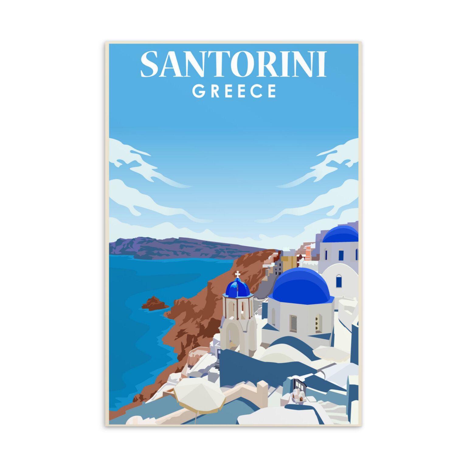 Corfu Postcard | Buy Posters & Art Prints at Posternature.com