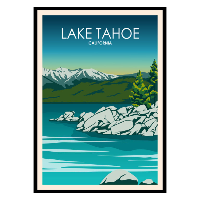 Lake Tahoe USA Poster | Buy Posters & Art Prints at Posternature.com