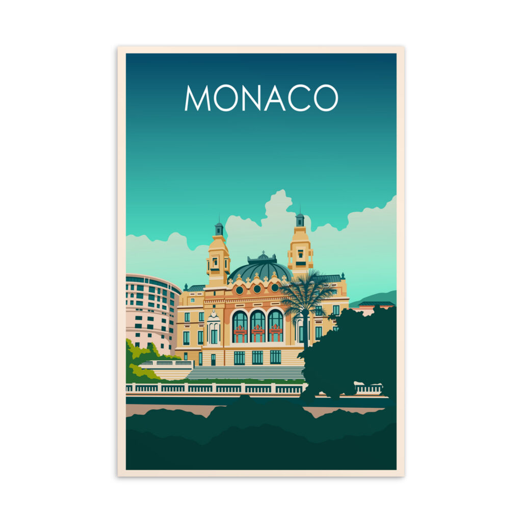 Monaco Postcard | Buy Posters & Art Prints at Posternature.com