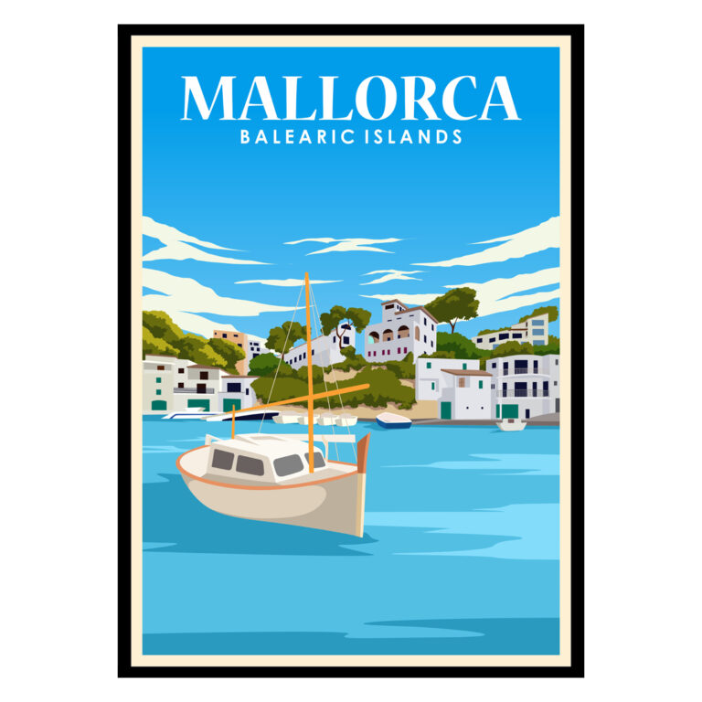 Mallorca Balearic Islands Poster | Buy Posters & Art Prints at ...