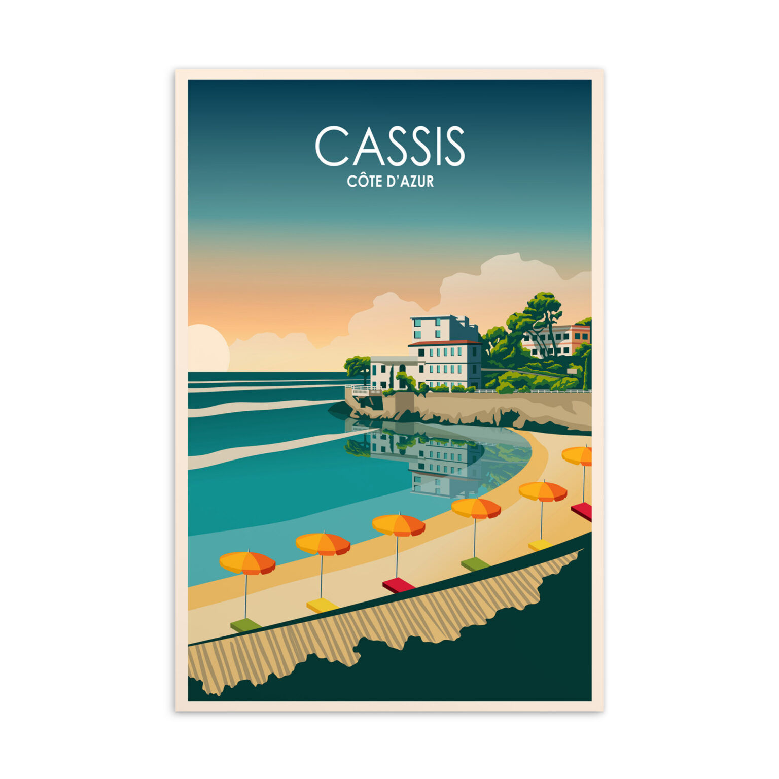 Cassis Postcard | Poster Nature: Art Prints