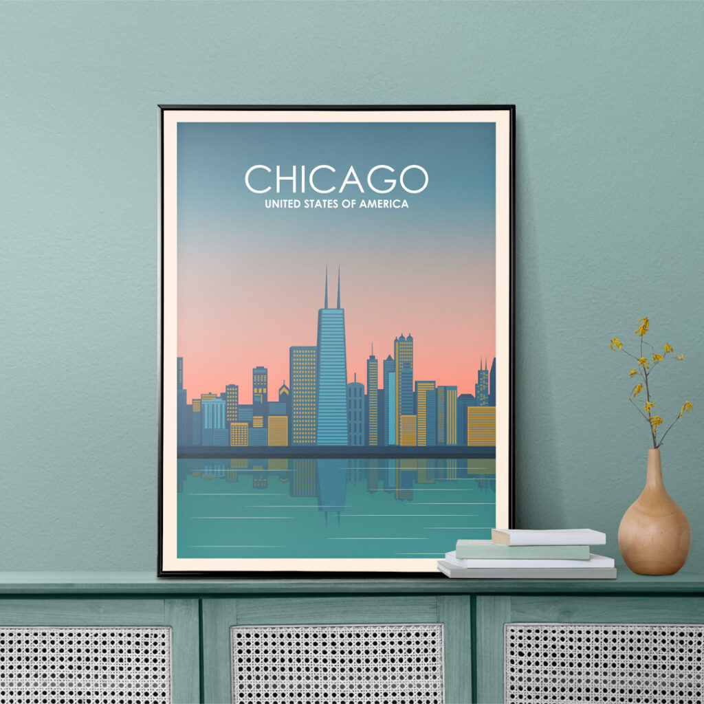 Chicago USA Poster | Buy Posters & Art Prints at Posternature.com