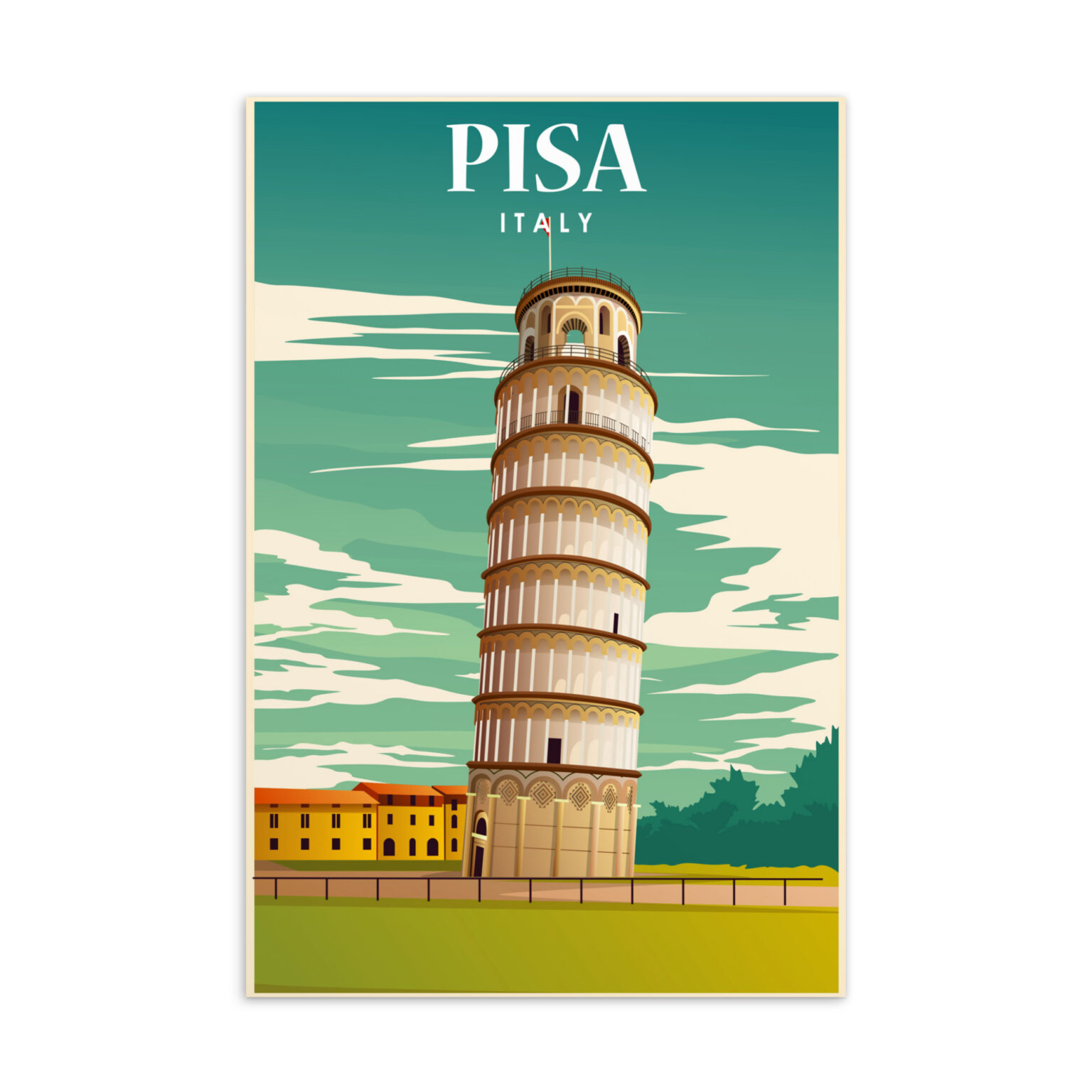 Pisa Postcard | Buy Posters & Art Prints at Posternature.com