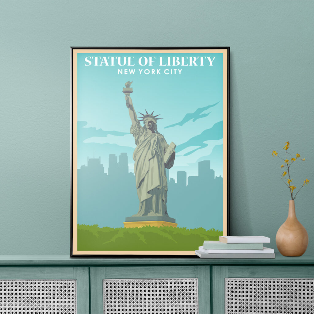 Statue of Liberty New York USA Poster | Buy Posters & Art Prints at ...