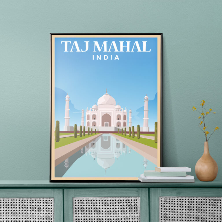 Taj Mahal India Poster | Poster Nature: Art Prints