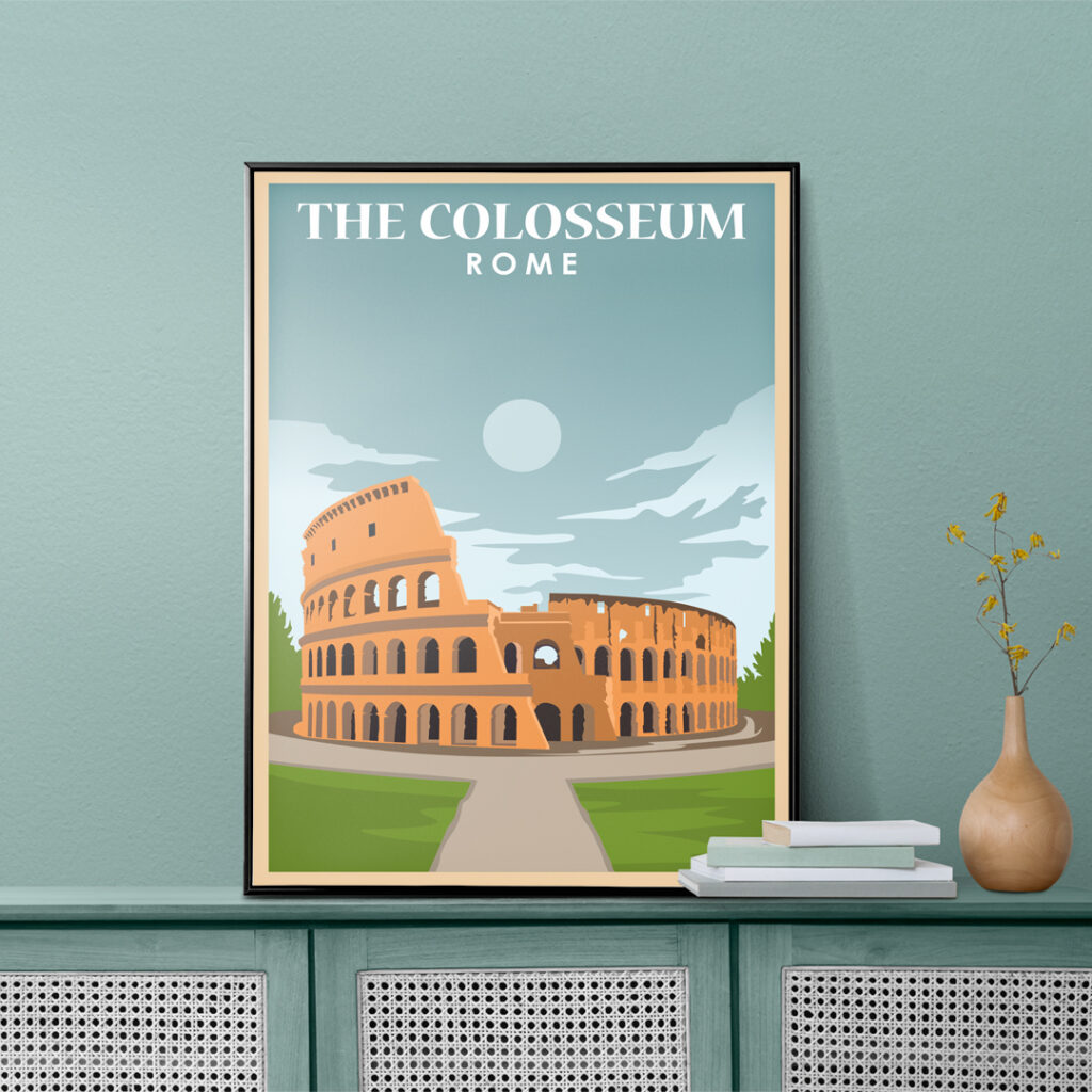 Colosseum Rome Italy Poster | Buy Posters & Art Prints at Posternature.com
