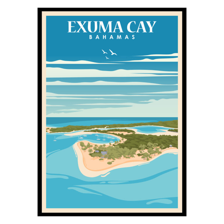 Exuma Cay Bahamas Poster | Buy Posters & Art Prints at Posternature.com