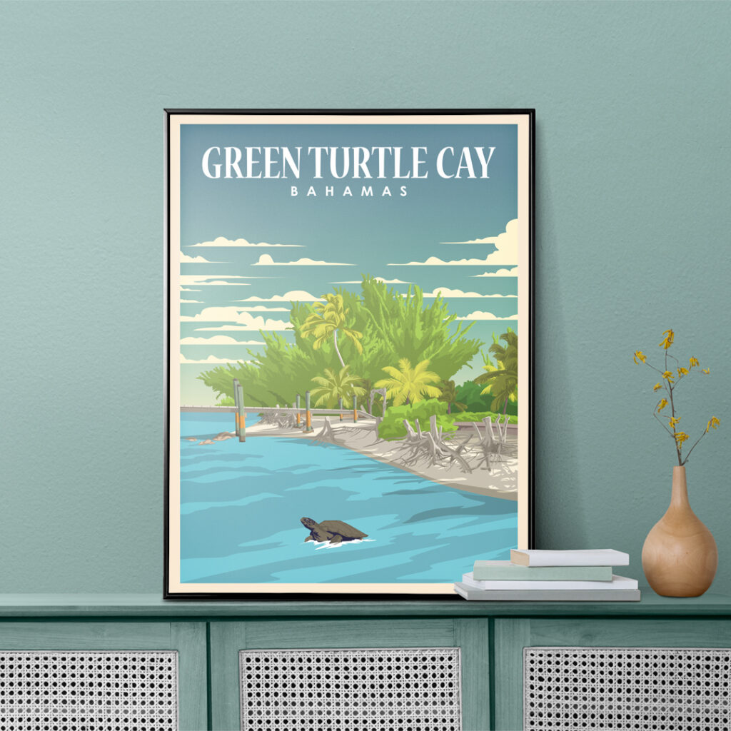 Green Turtle Cay Bahamas Poster | Poster Nature: Art Prints