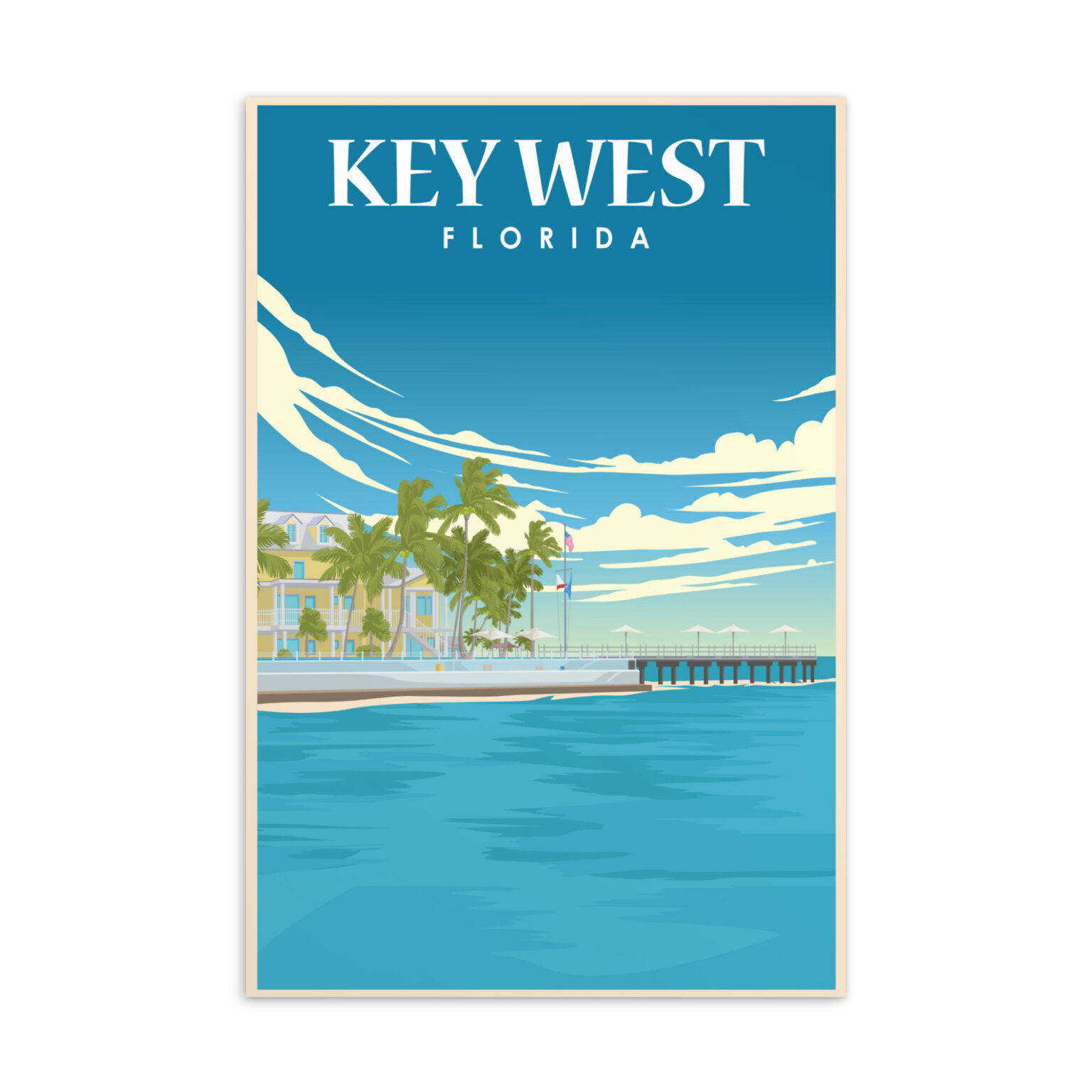 Key West Postcard | Buy Posters & Art Prints at Posternature.com