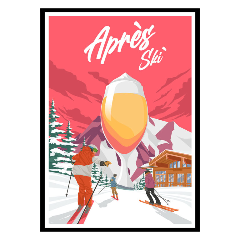 Après-Ski Poster | Poster Nature: Art Prints